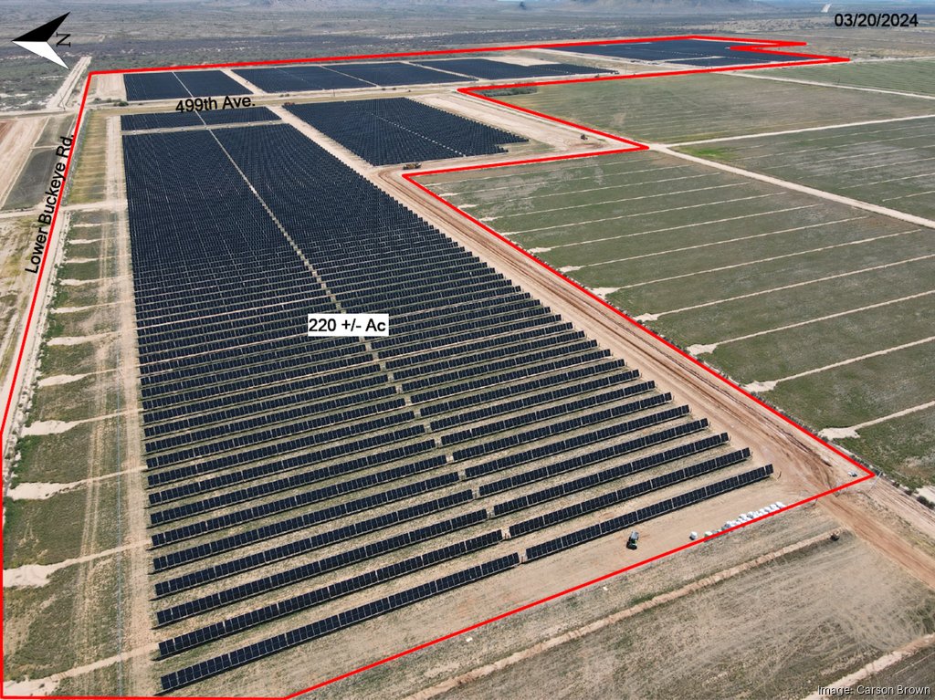 solar developer taps area near Phoenix for $1.2B project - Arizona ...
