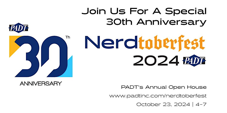 Nerdtoberfest 2024 and PADT's 30th Anniversary - Arizona Technology Council
